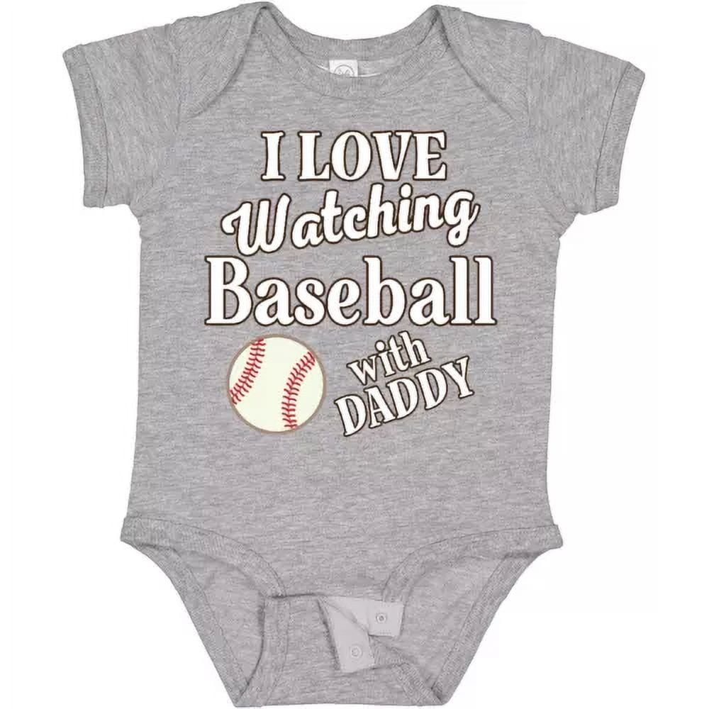 Bella Canvas Daddy Baseball Grandson Baby Apparel One-piece Infant ...