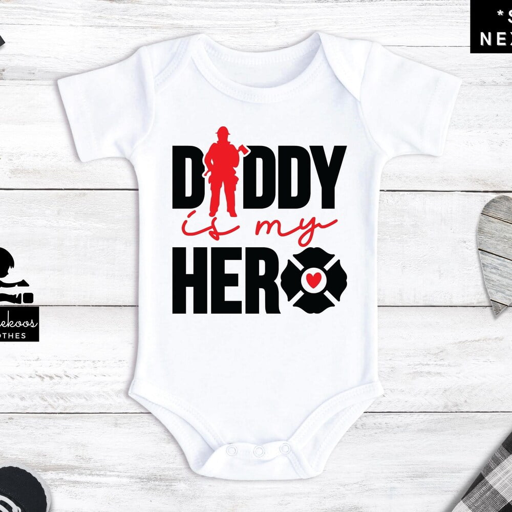 Bella Canvas with Daddy Is My Hero, Unisex Father'S Day Gift, Fire ...