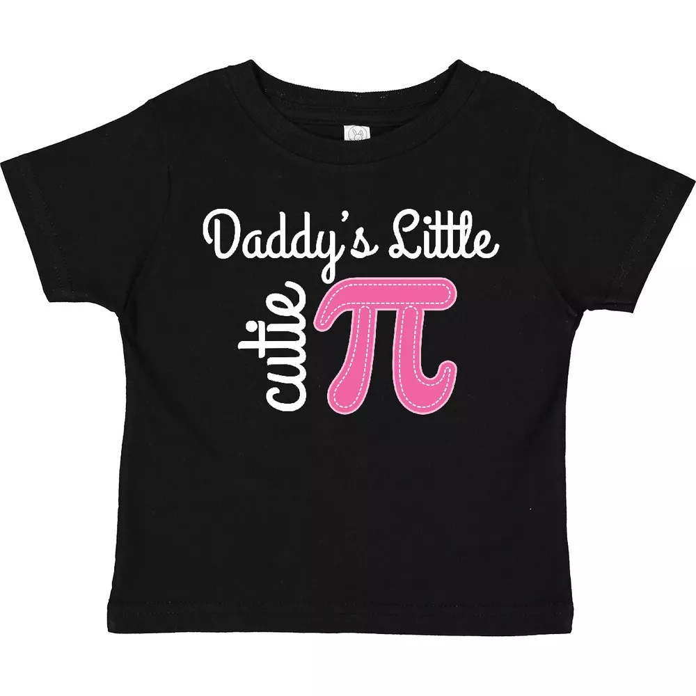Bella Canvas Daddy Little Cutie Pi Day Math Girls Toddler Shirt Cute ...