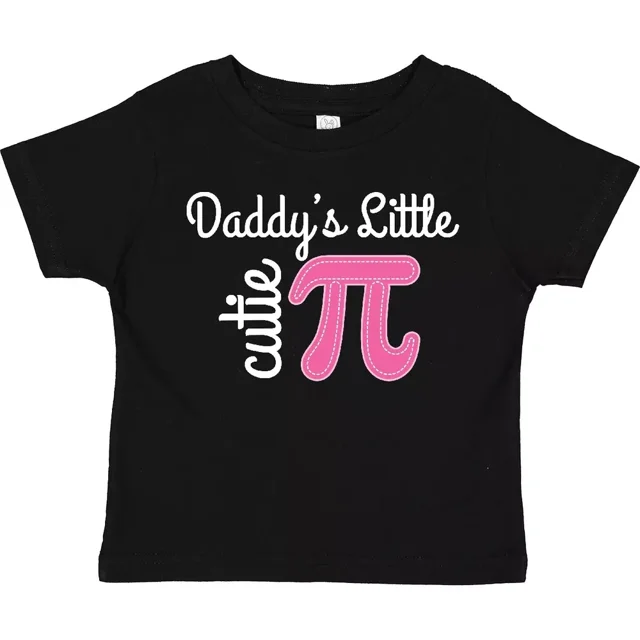 Bella Canvas Daddy Little Cutie Pi Day Math Girls Toddler Shirt Cute Pink Symbol Toddler Shirt ...