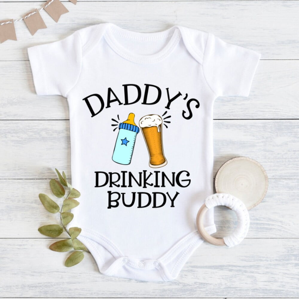 Bella Canvas with Daddy'S Drinking Buddy, Daddy'S Boy, Funny, Funny ...
