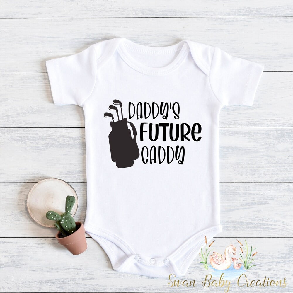 Bella Canvas with Daddy'S Future Caddy, Golf Crawl, Walk, Golf Baby ...