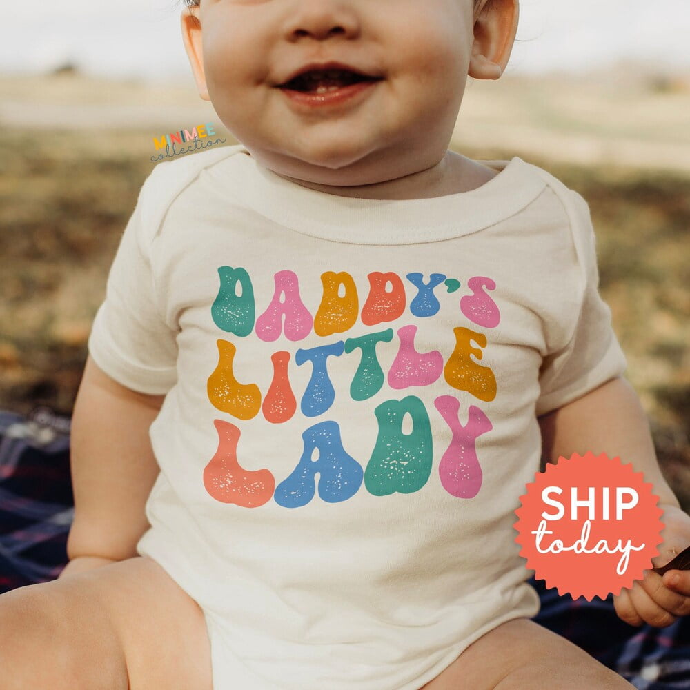 Bella Canvas with Daddy'S Little Lady, First Father'S Day, Promoted To ...