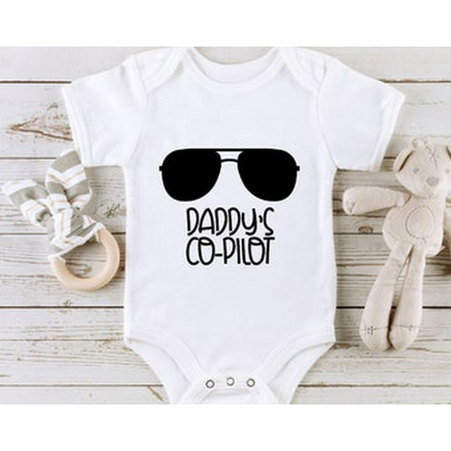 Bella Canvas Daddy's CoPilot Onesie, Gift For New Daddy, CoPilot Onesie, Baby Announcement, Baby ...