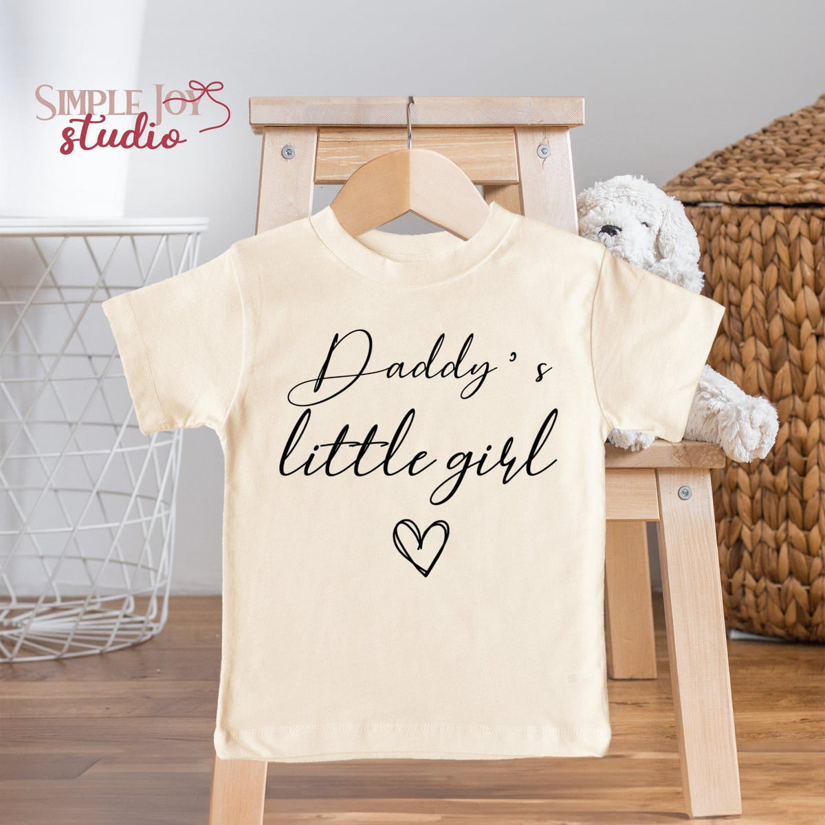 Bella Canvas Daddy's Little Girl Shirt, Father's Day Toddler Shirt ...