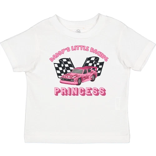 Bella Canvas Daddy's Racing Princess Pink Race Car Baby Toddler Shirt ...