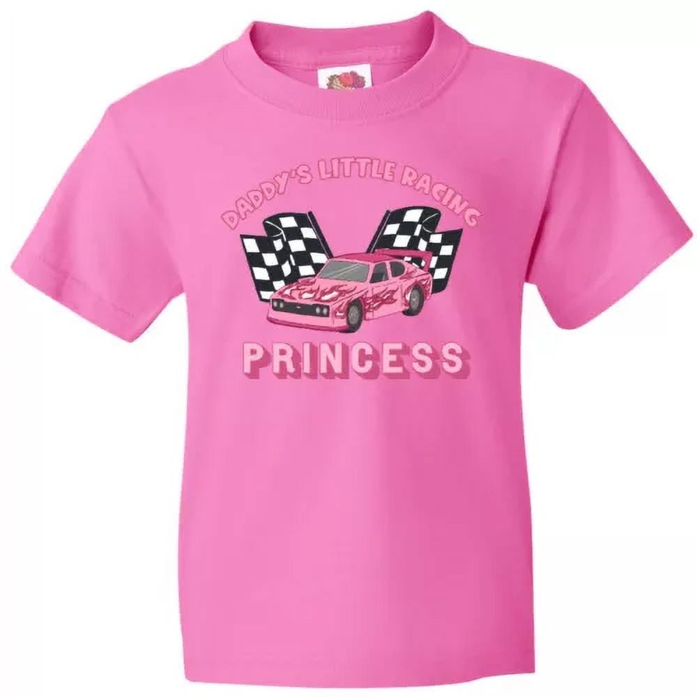 Bella Canvas Daddy's Racing Princess Pink Race Car Daughter Girl Day ...