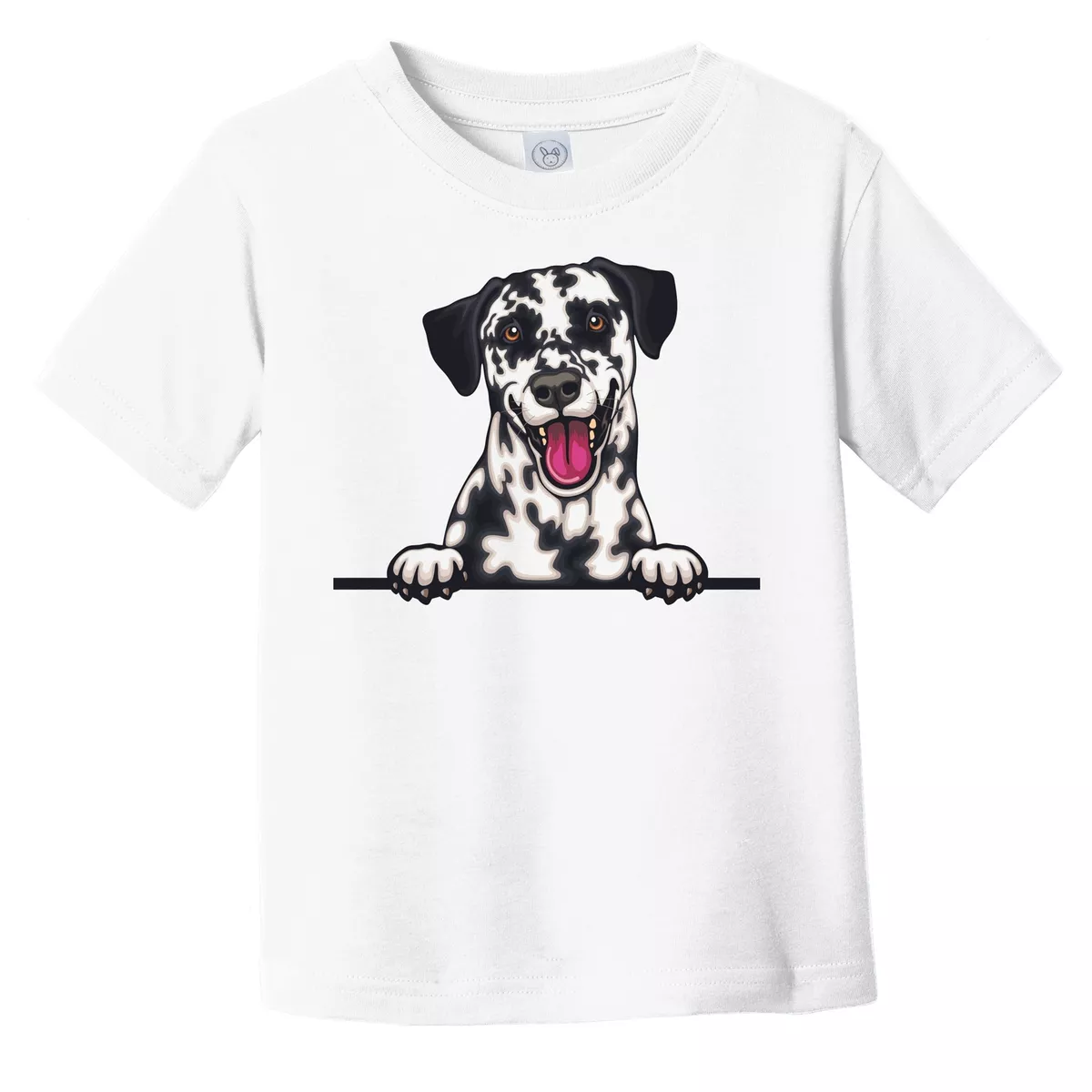 Bella Canvas Dalmatian Dog Breed Popping Up Cute Toddler T-Shirt v2 ...