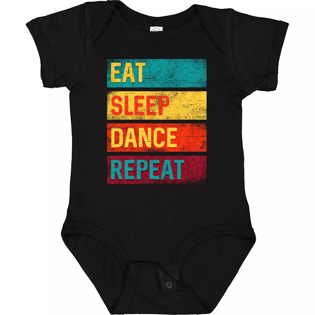 Bella Canvas Dancing Eat Sleep Dance Repeat Infant Creeper Ballerina ...
