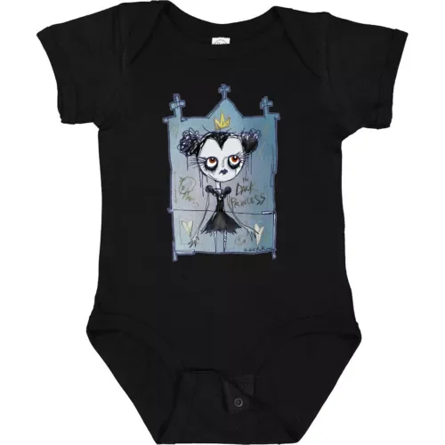 Bella Canvas Dark Princess Infant Creeper Goth Metal Evil Queen One ...