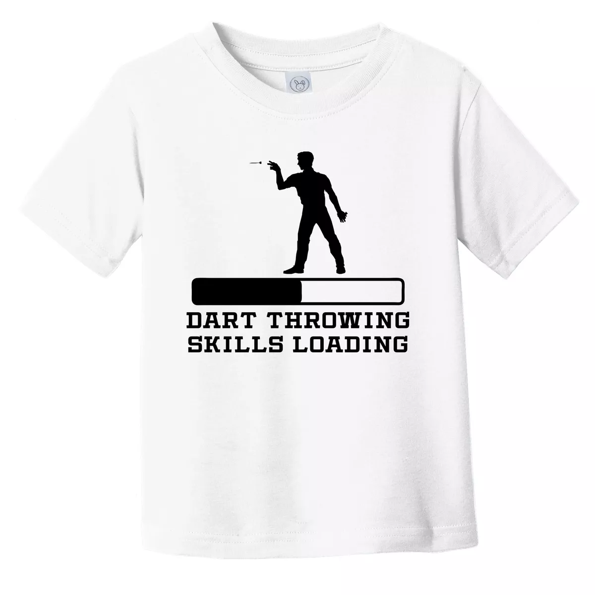 Bella Canvas Dart Throwing Skills Loading Funny Darts Humor Toddler T ...