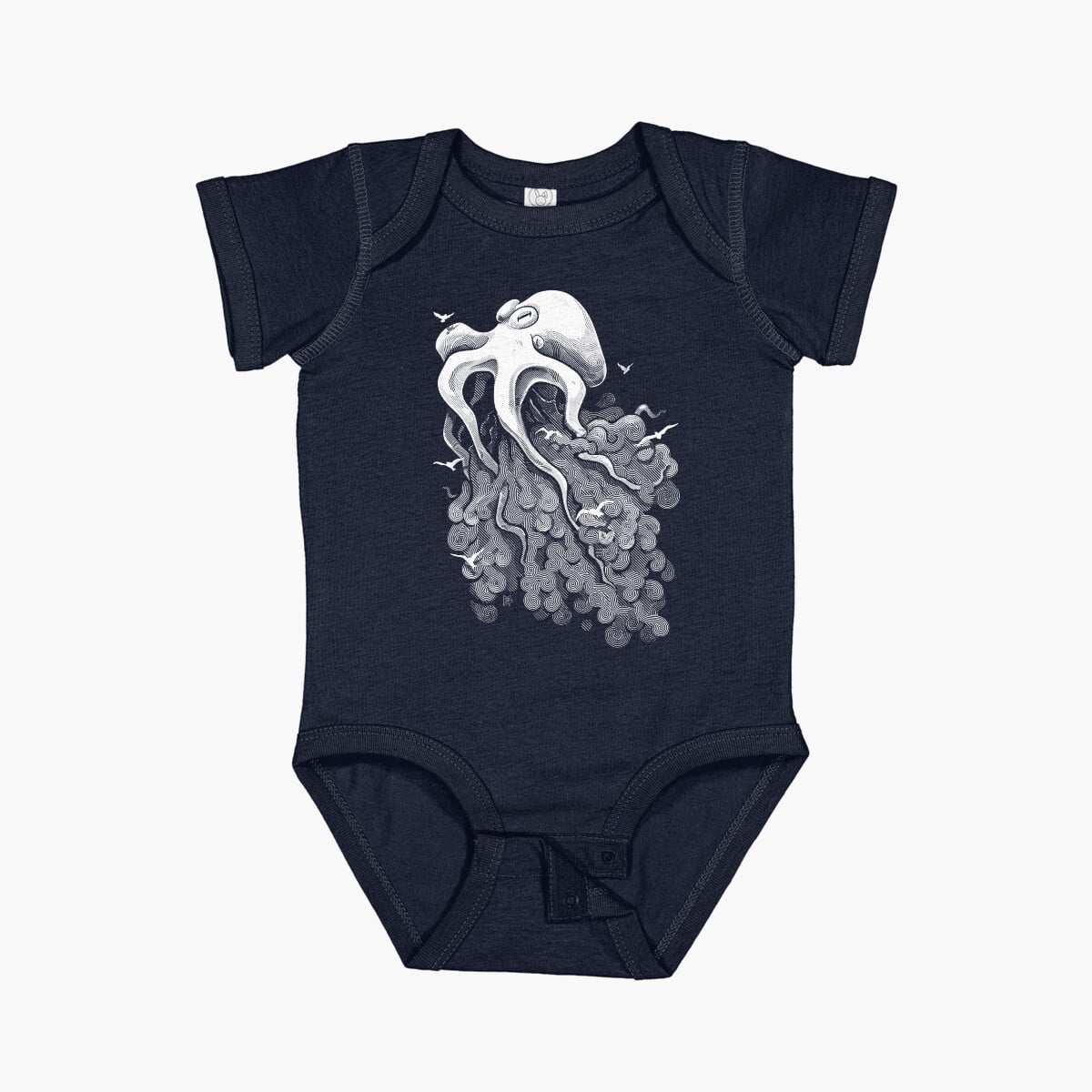 Bella Canvas Deep Cloud Short Sleeve Baby One-Piece Newborn Gender ...