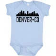 Bella Canvas Denver Colorado City Skyline Infant Creeper Pride Vacation ...