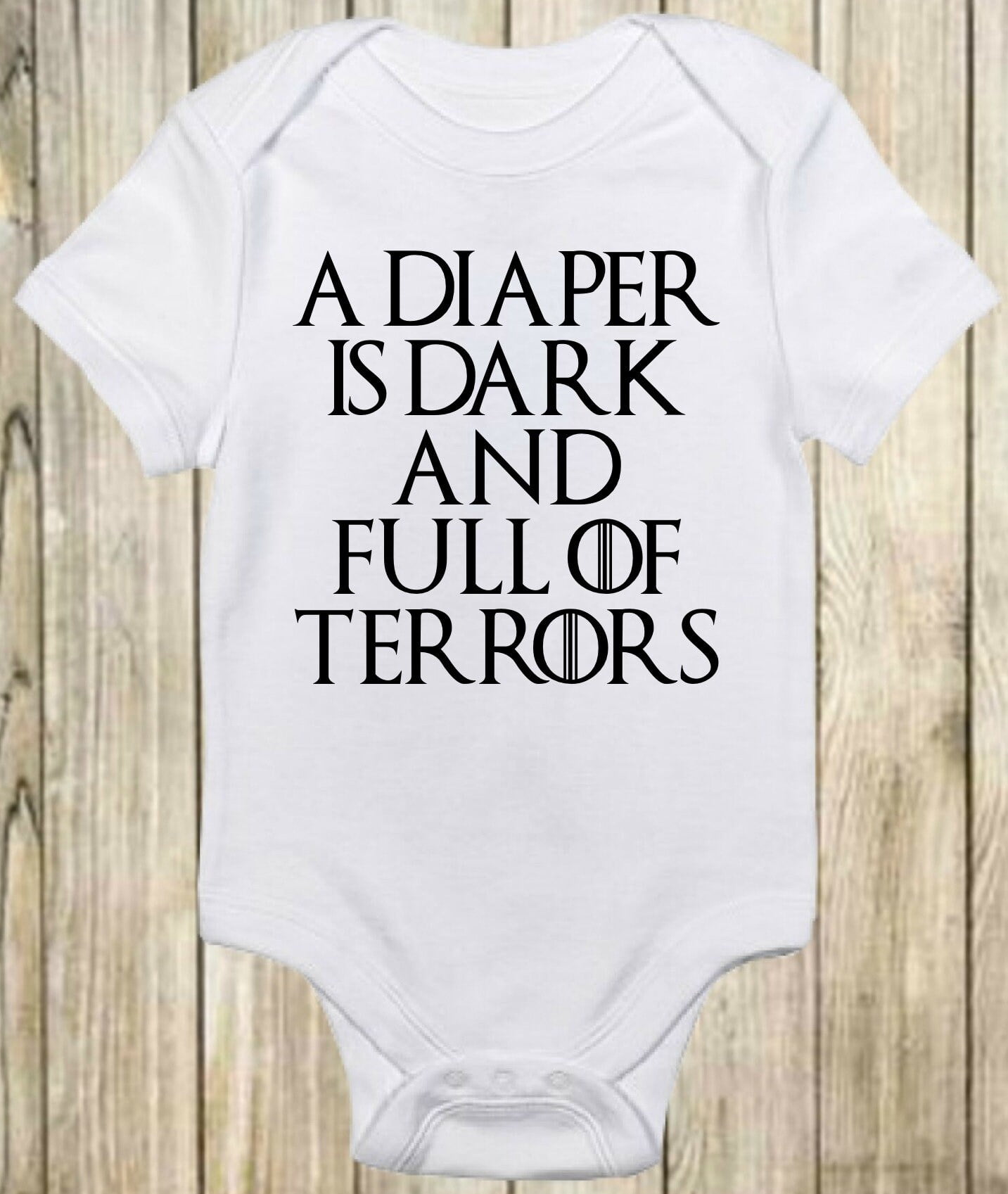 Bella Canvas with The Diaper Is Dark And Full Of Terrors, Funny, Funny ...