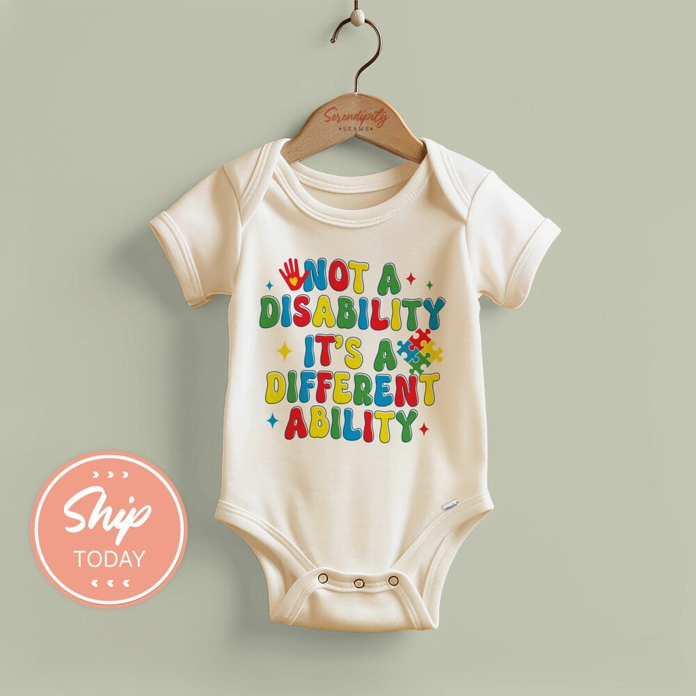 Bella Canvas with Not A Disability It'S A Different Ability, Positive ...