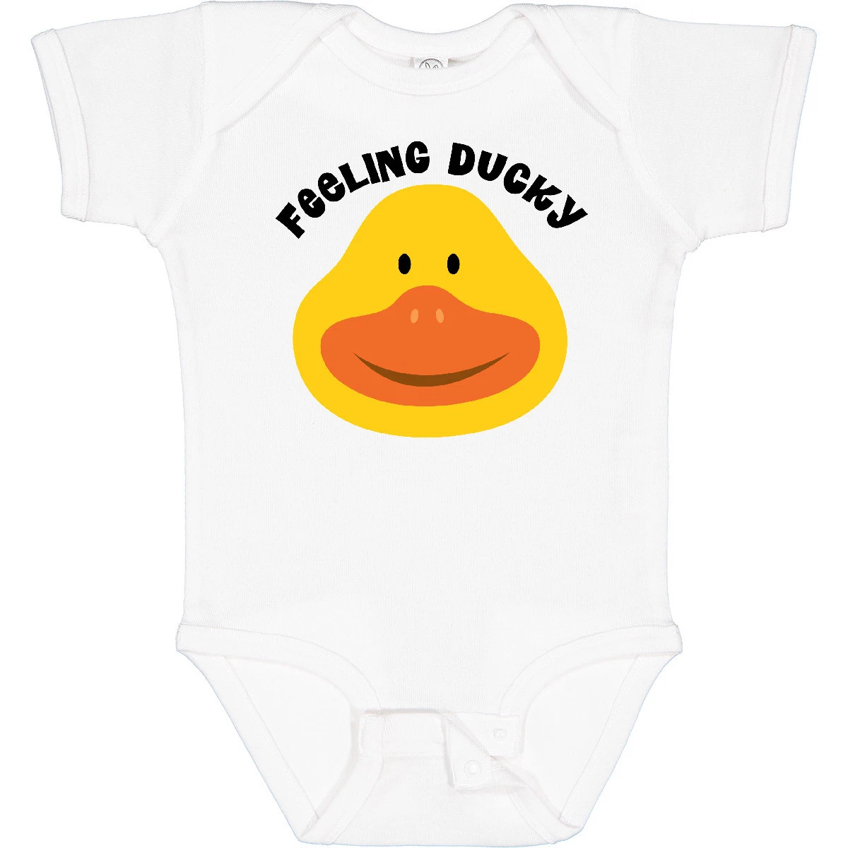 Bella Canvas Duck Feeling Ducky Baby Bodysuit Face Bird Animal Farm ...