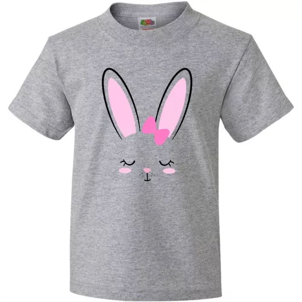 Bella Canvas Easter Bunny Girl Face Toddler T-Shirt Kids Cute Adorable ...