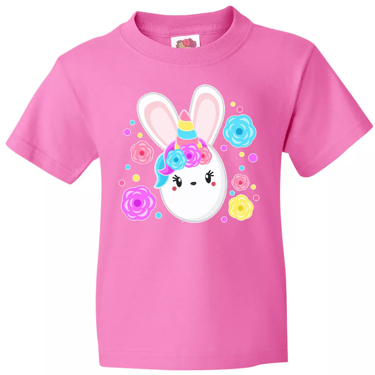 Bella Canvas Easter Bunny Unicorn Toddler T-Shirt Kids Uni Corn Rabbit Ears Egg Nose - Walmart.com