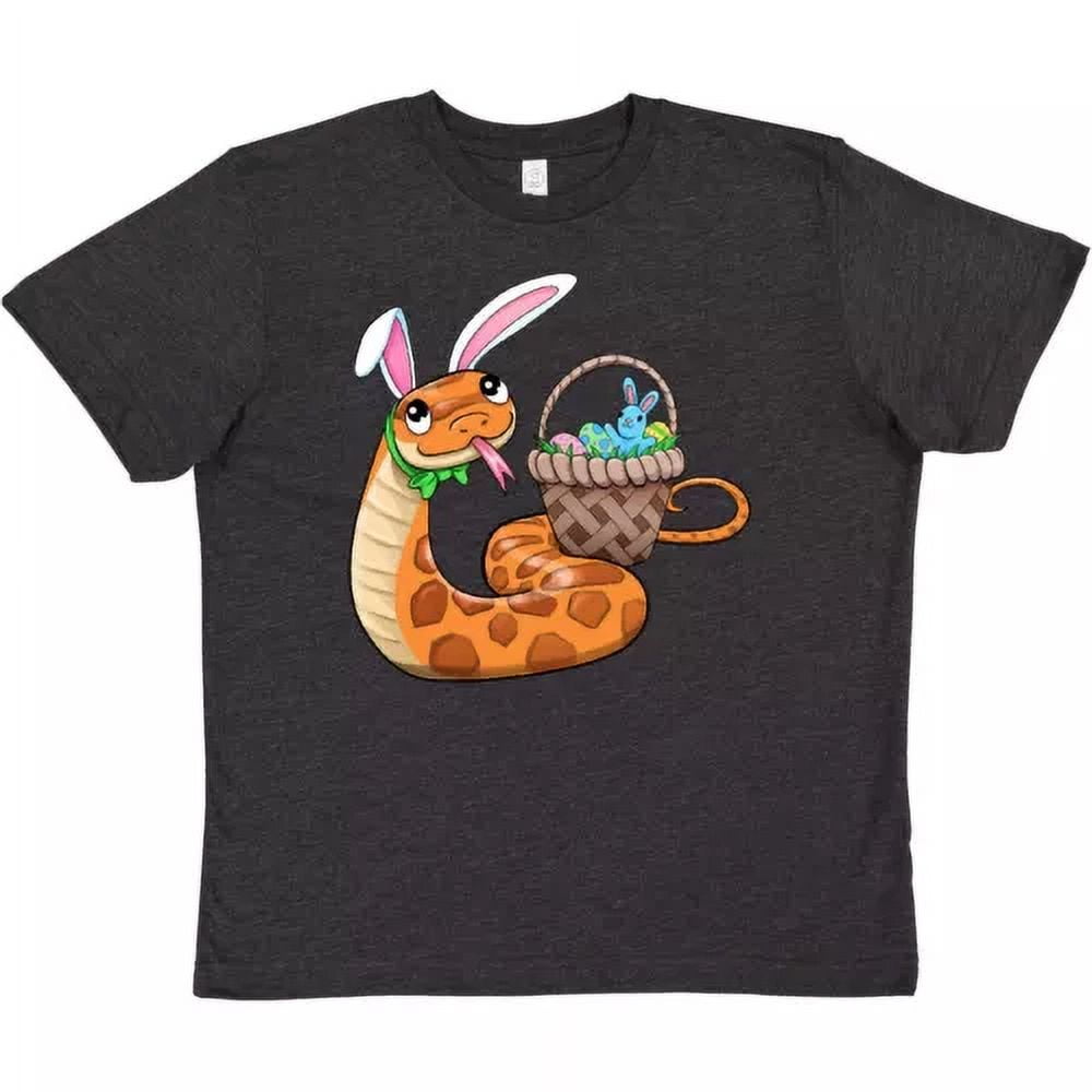 Bella Canvas Easter Cute Snake With Basket And Bunny Ears Reptile Toy ...