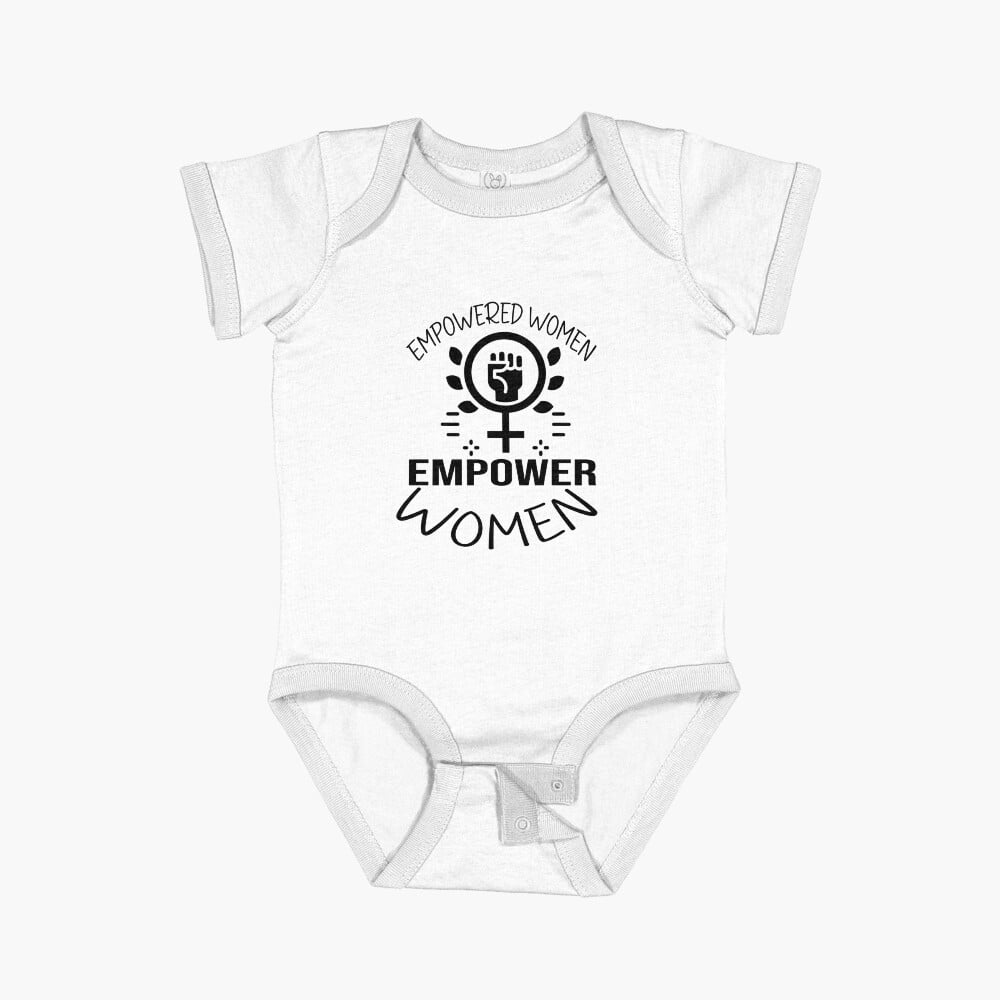 Bella Canvas Empowered women empower women Short Sleeve Baby One-Piece ...