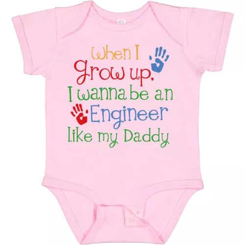 Bella Canvas Engineer Like Daddy Baby Child's Kids Engineer's Son ...