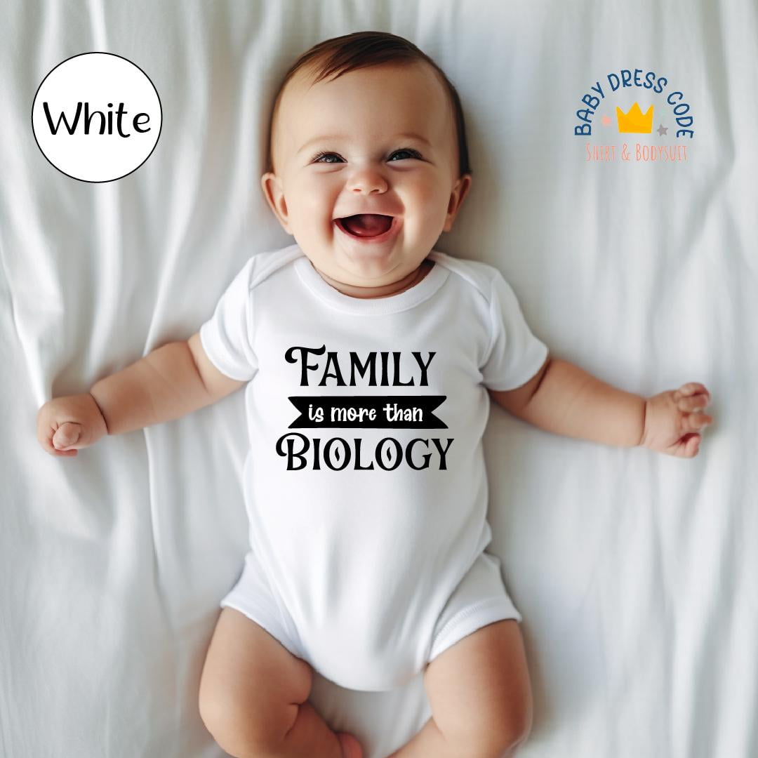 Bella Canvas with Family Is More Than Biology, Adoption Reveal Shirt ...