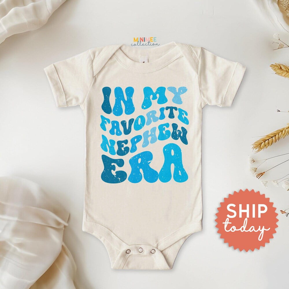 Bella Canvas with In My Favorite Nephew Era, Cute Nephew Gift, Fun ...