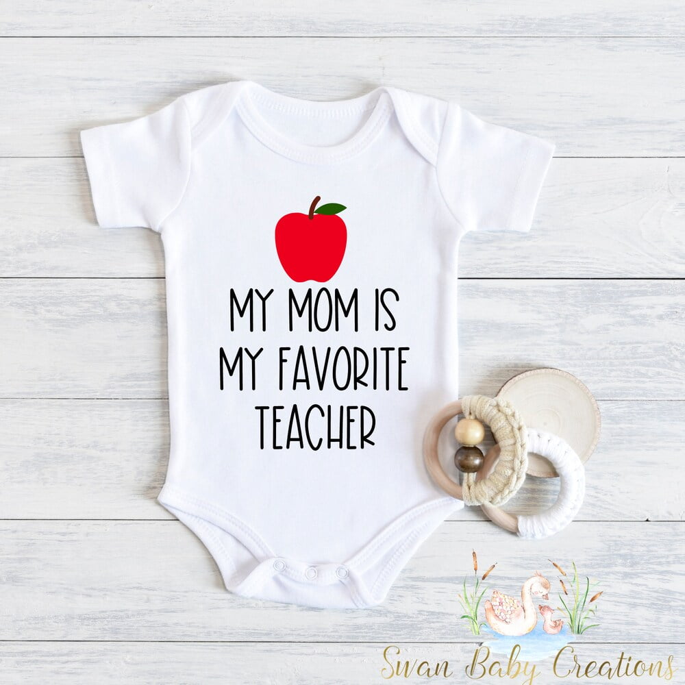 Bella Canvas with Favorite Teacher Or Shirt, Teacher Mom, Teacher Baby ...