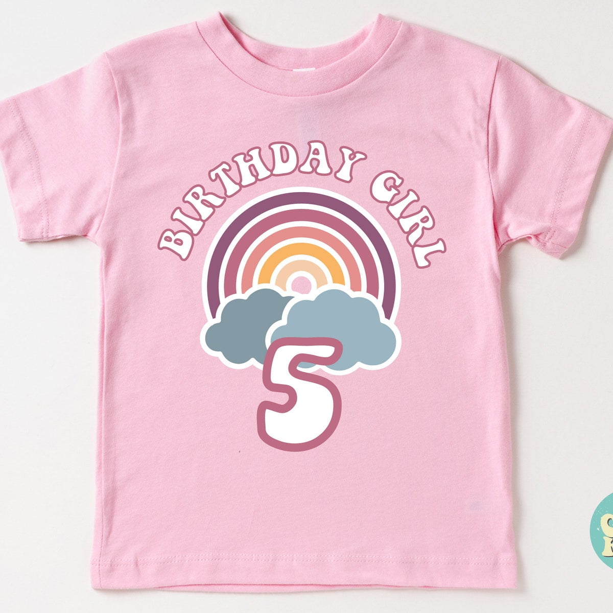 Bella Canvas Fifth Birthday Girl Shirt, 5th Birthday Gift, Fifth Birthday Shirt, Five T-shirt ...