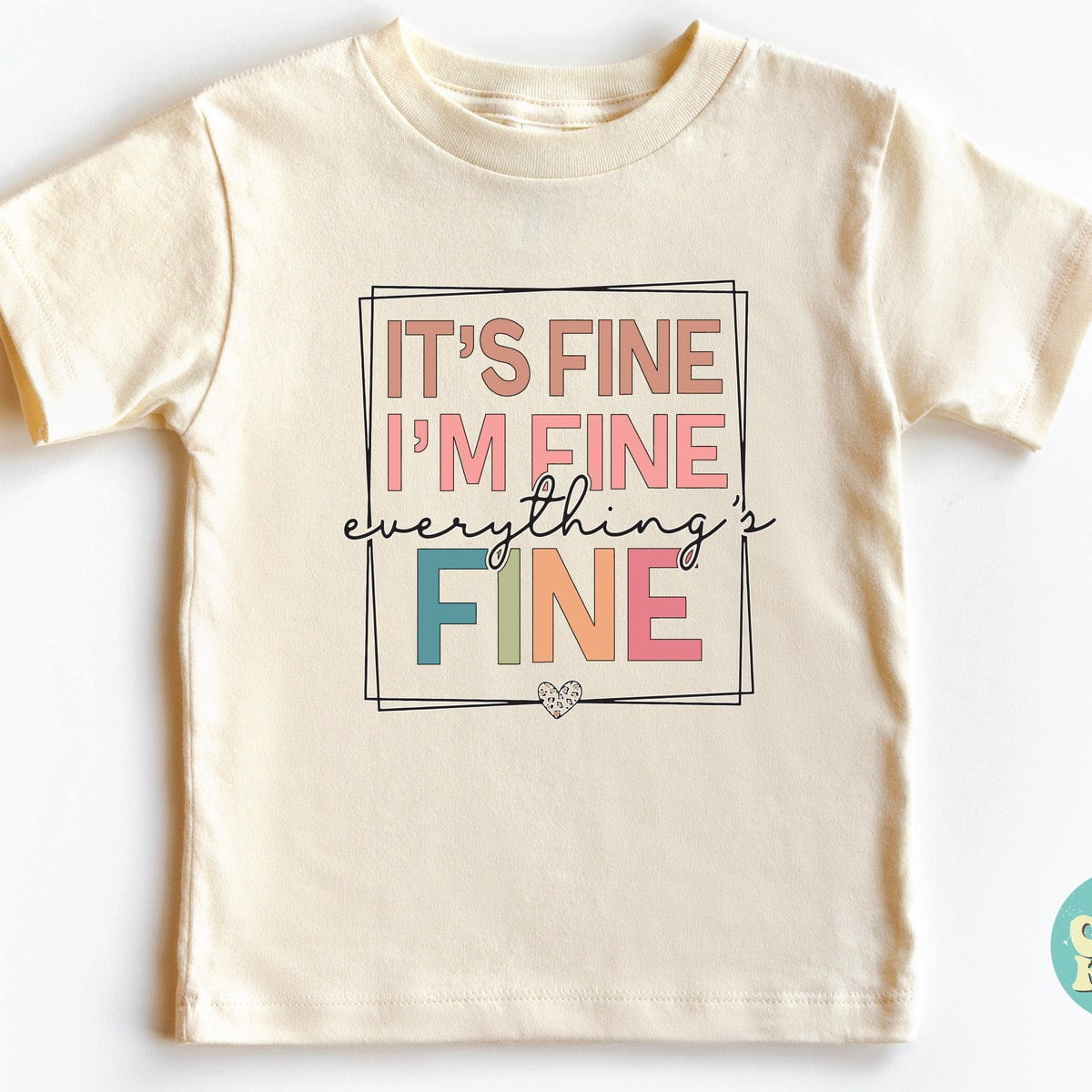 Bella Canvas It's Fine I'm Fine Everything's Fine Shirt, Funny ...