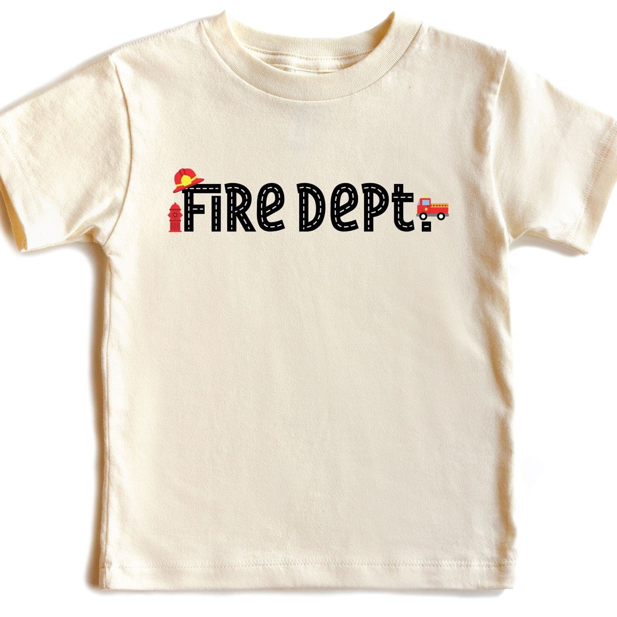 Bella Canvas Fire Dept Shirt, Firetruck Birthday Kids Shirt, Emergency Vehicles Shirt ...