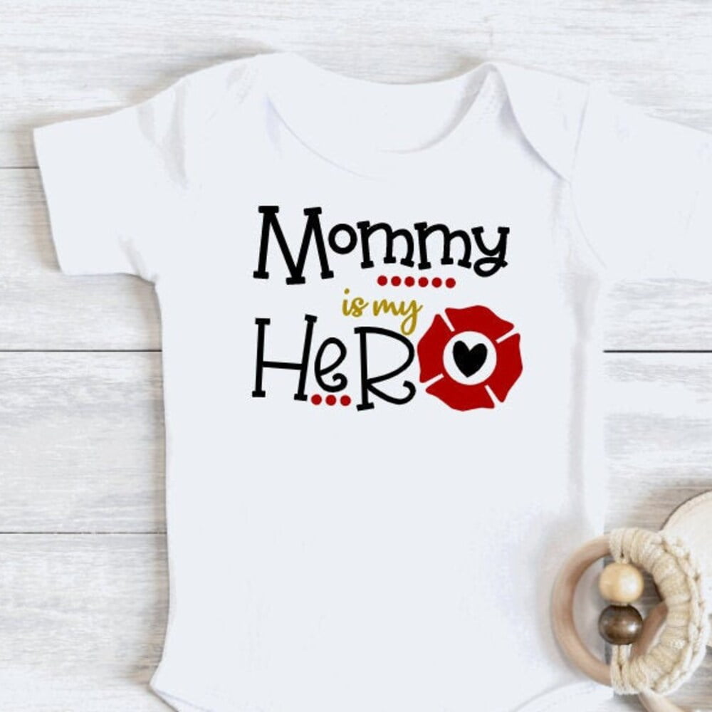 Bella Canvas with Firefighter Baby, Firefighter, Firefighter Kid, Fire ...