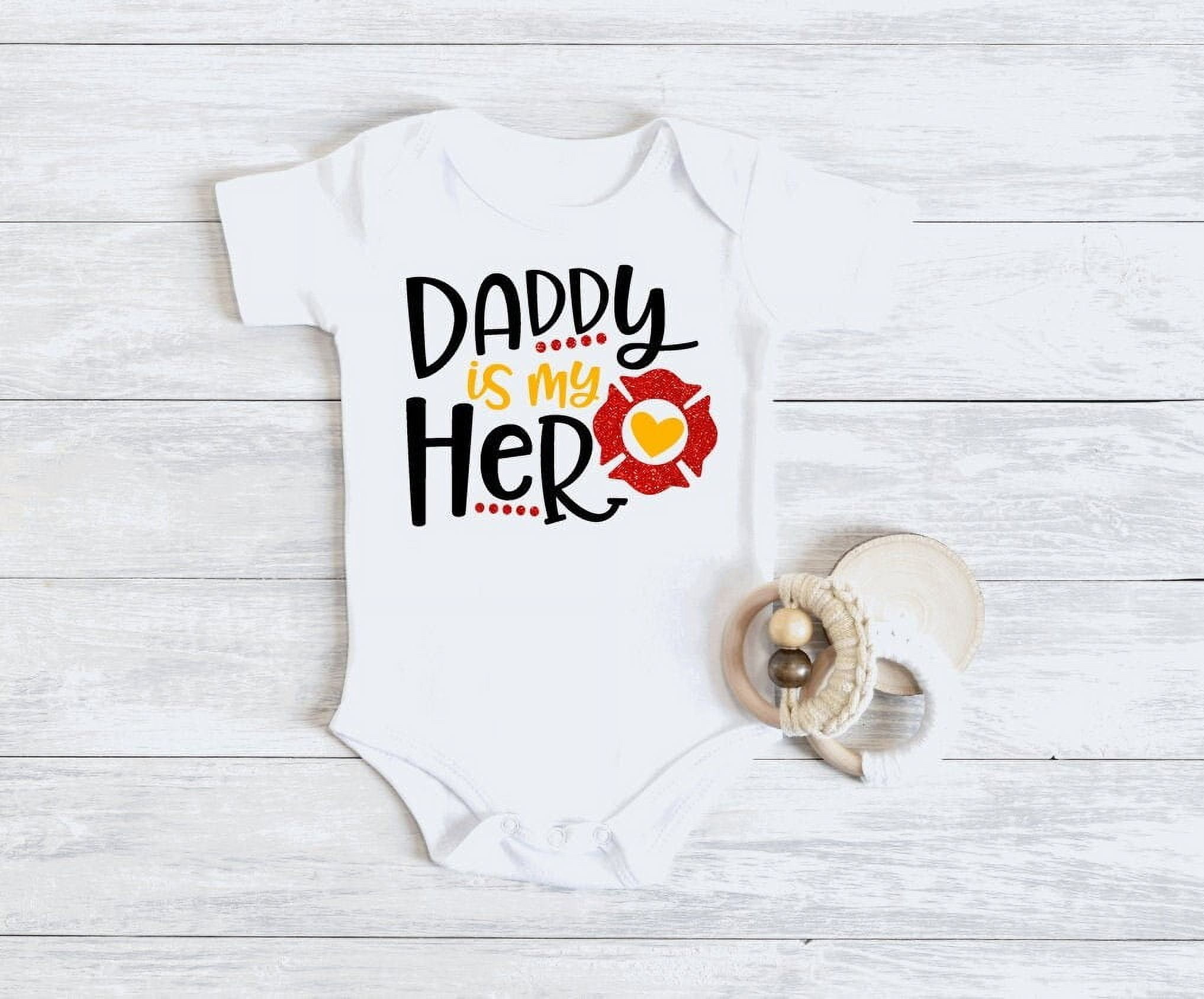 Bella Canvas with Firefighter, Fireman Shirt, My Daddy Is My Hero, Fire ...