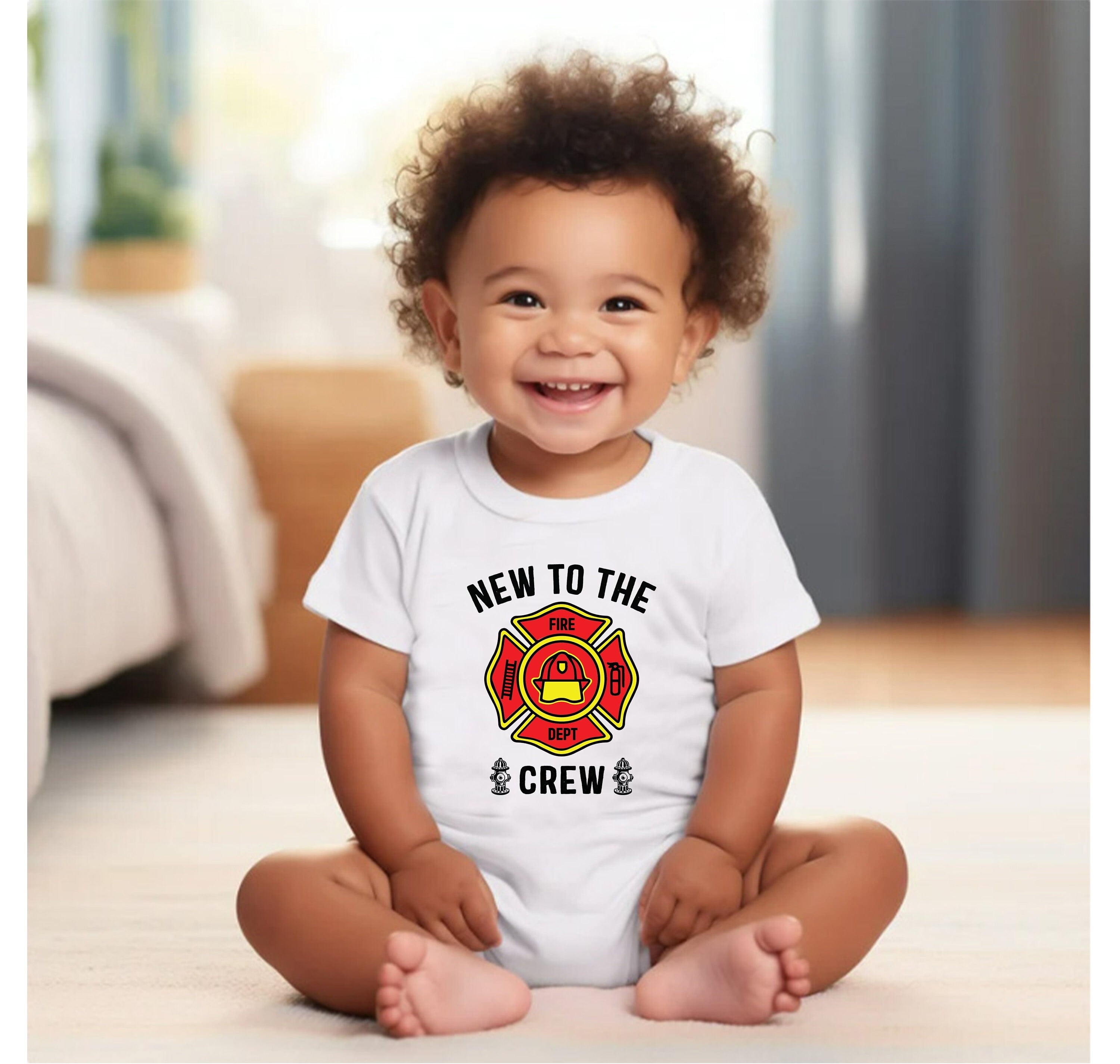 Bella Canvas with Firefighter, New To The Crew, Newest Probie ...