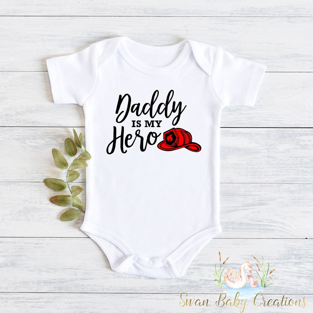 Bella Canvas with Firefighter Outfit, Daddy Firefighter, My Daddy Is A ...