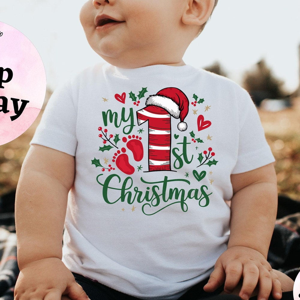 Baby's First Christmas Stocking Baby My First Christmas Printable ...