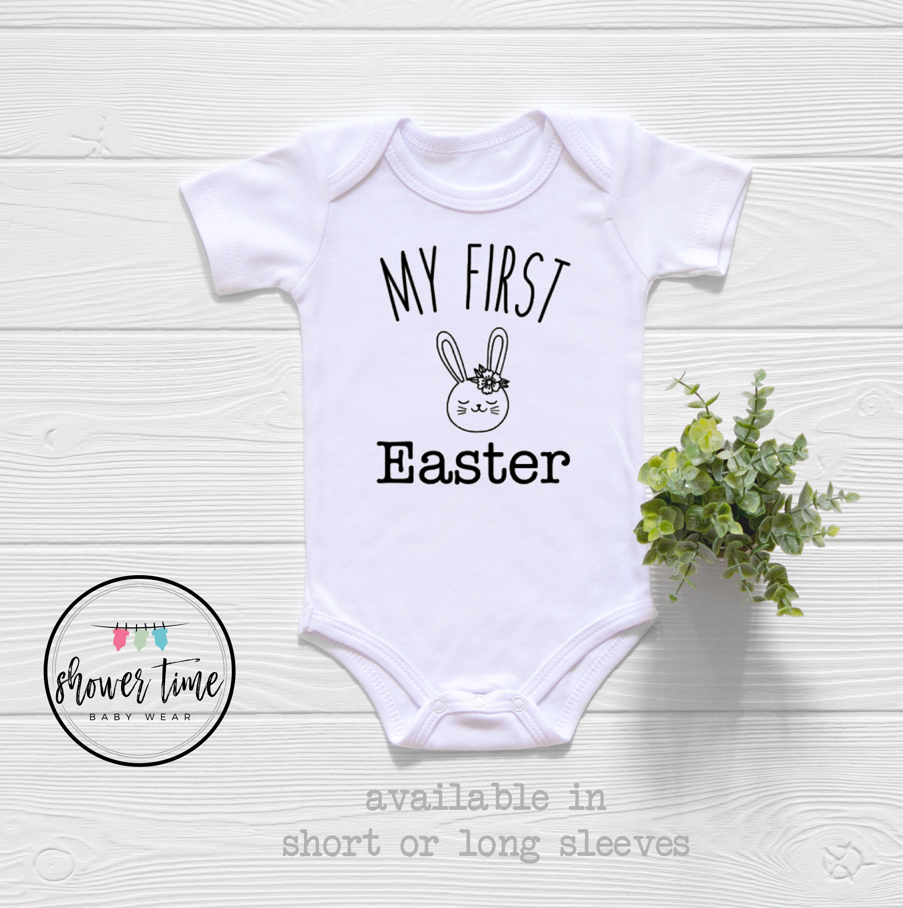 Bella Canvas with My First Easter - Littlest Bunny - Littlest Bunny ...