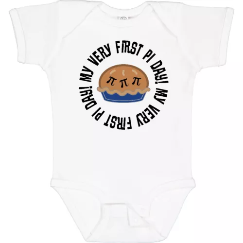 Bella Canvas First Pi Day Baby Math Baby Symbol Childs Babys Outfit ...