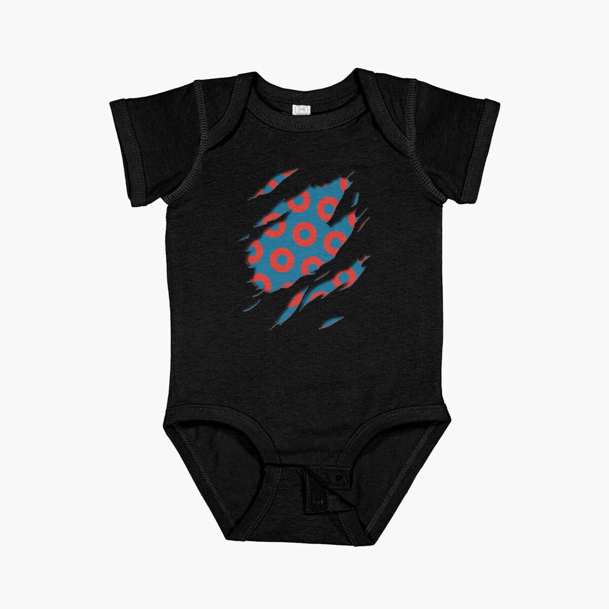 Bella Canvas Fishman Donuts - Phish Short Sleeve Baby One-Piece Newborn ...