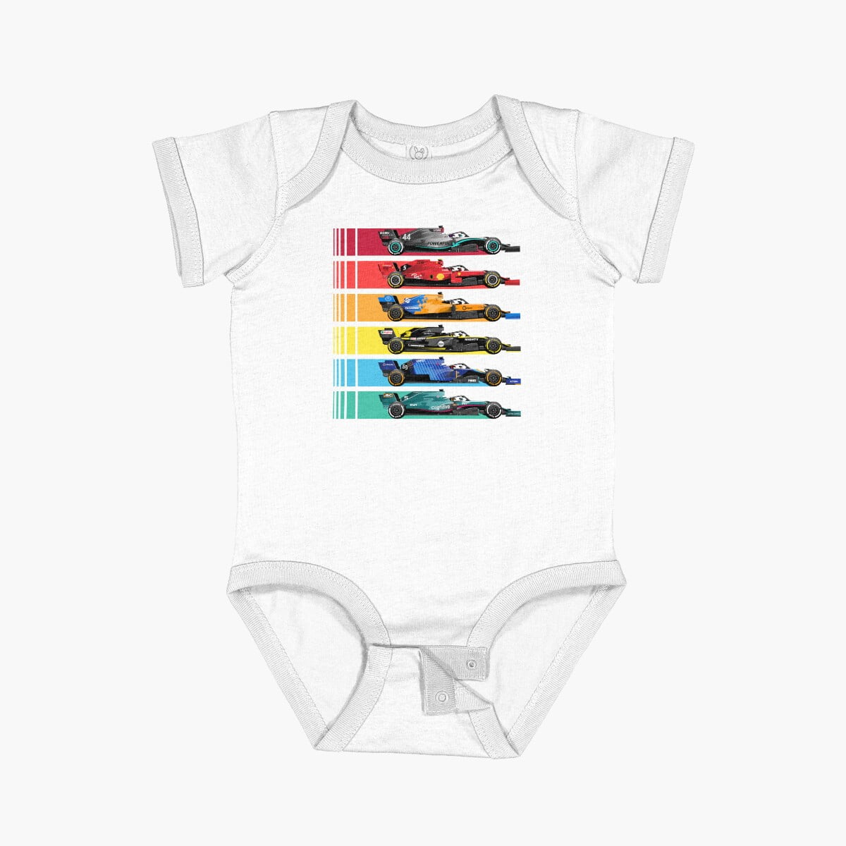 Bella Canvas Formula Racing Cars 2023 Short Sleeve Baby One-Piece ...