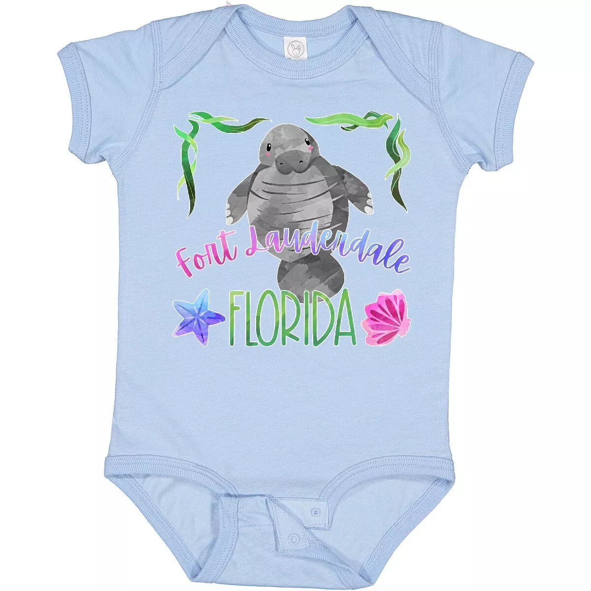 Bella Canvas Fort Lauderdale Florida Cute Swimming Manatee Baby ...