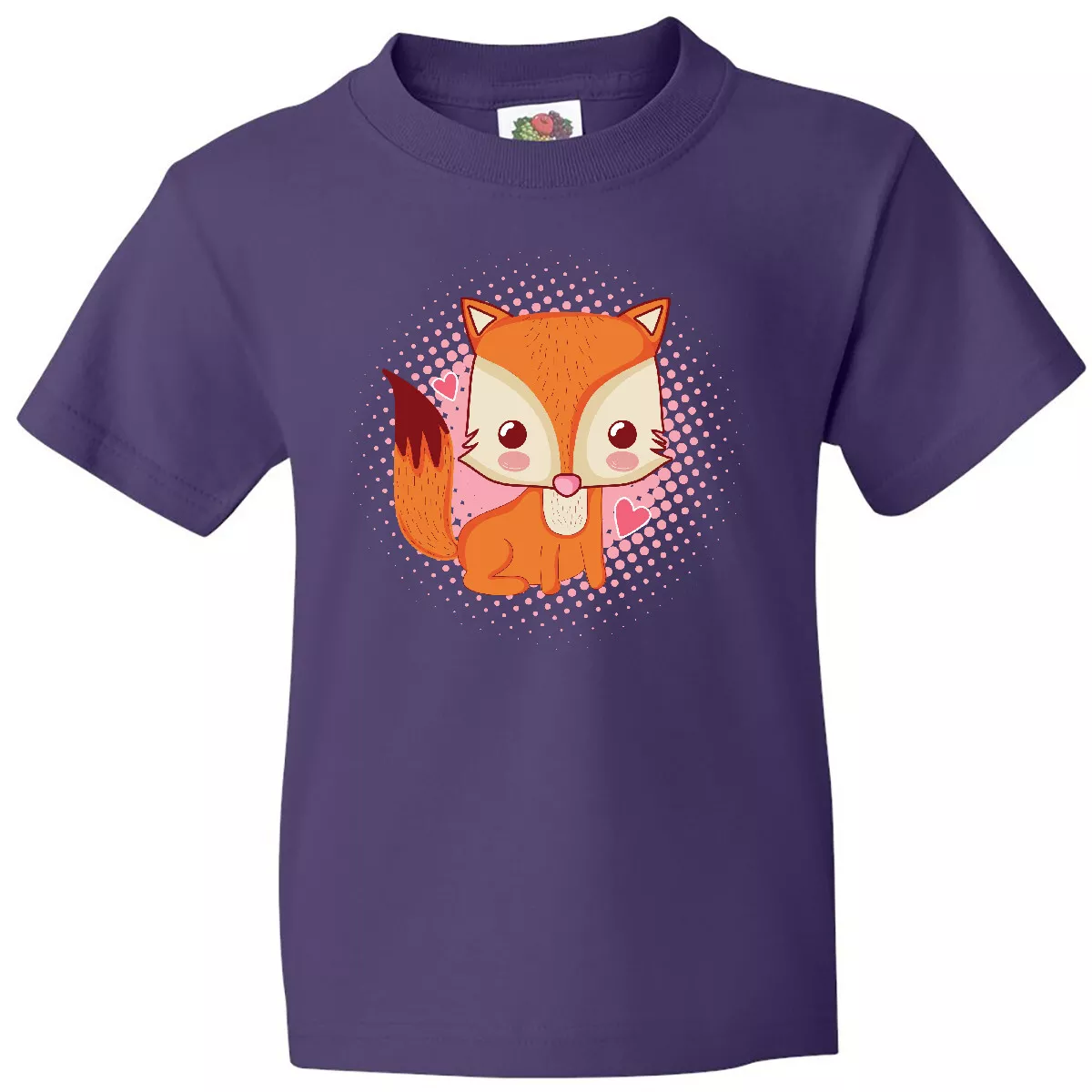 Bella Canvas Fox Girl Cute Woodland Animal Toddler T-Shirt Animals ...