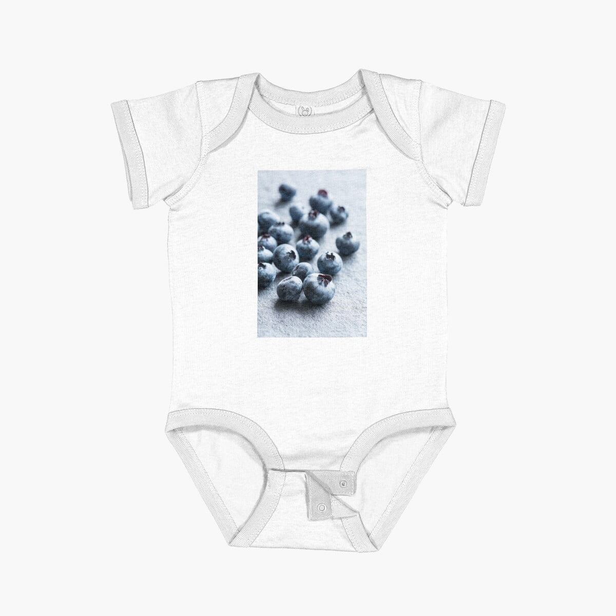 Bella Canvas Fresh Blueberries Short Sleeve Baby One-Piece Newborn ...