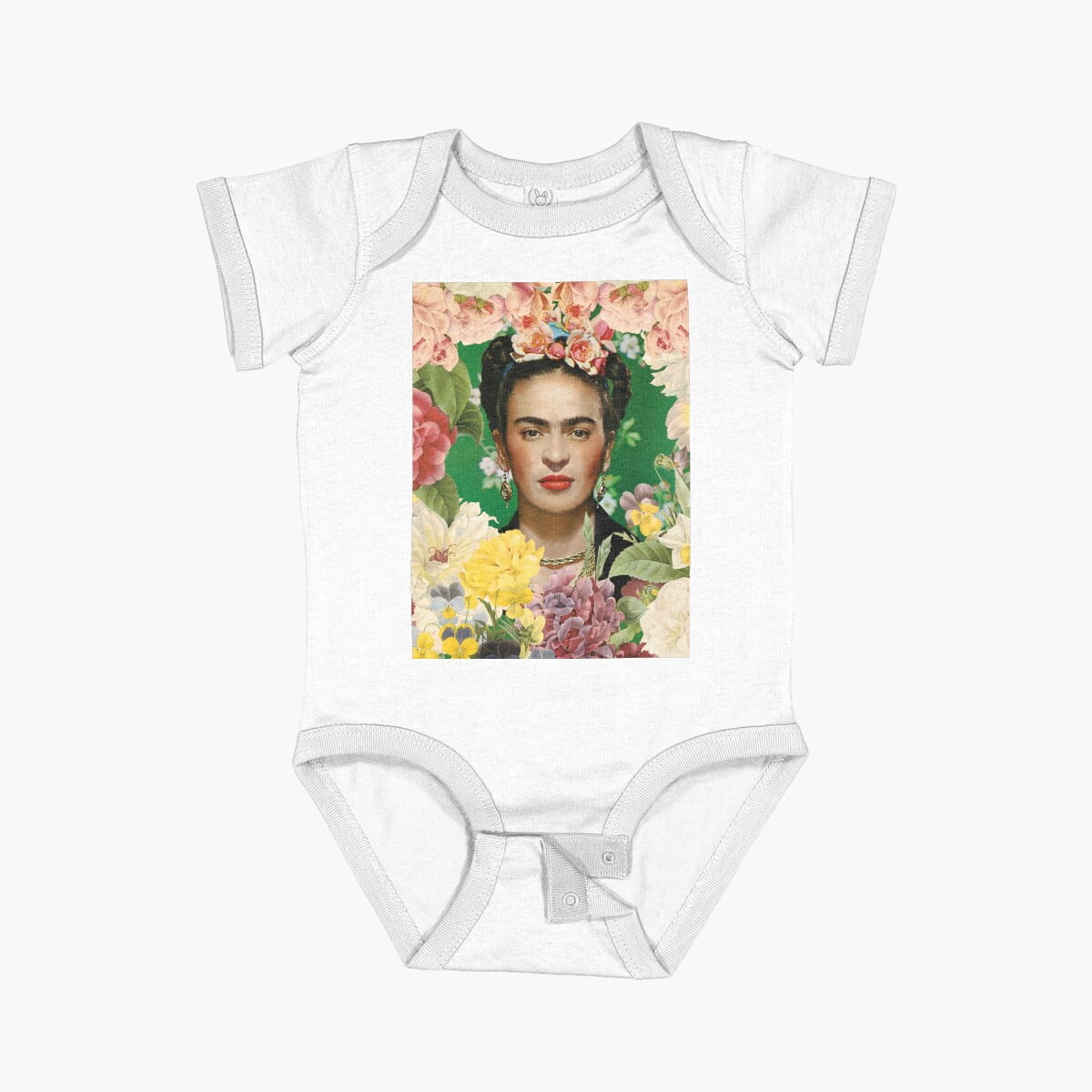 Bella Canvas Frida Kahlo Iv Short Sleeve Baby One-Piece Newborn Gender ...