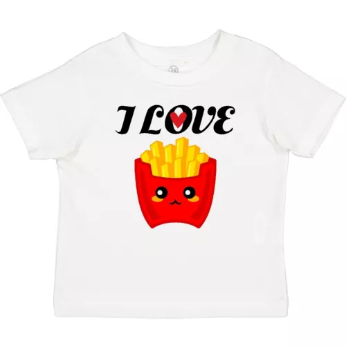 Bella Canvas Fry Lover I Love French Fries Baby Toddler Shirt Snacks ...
