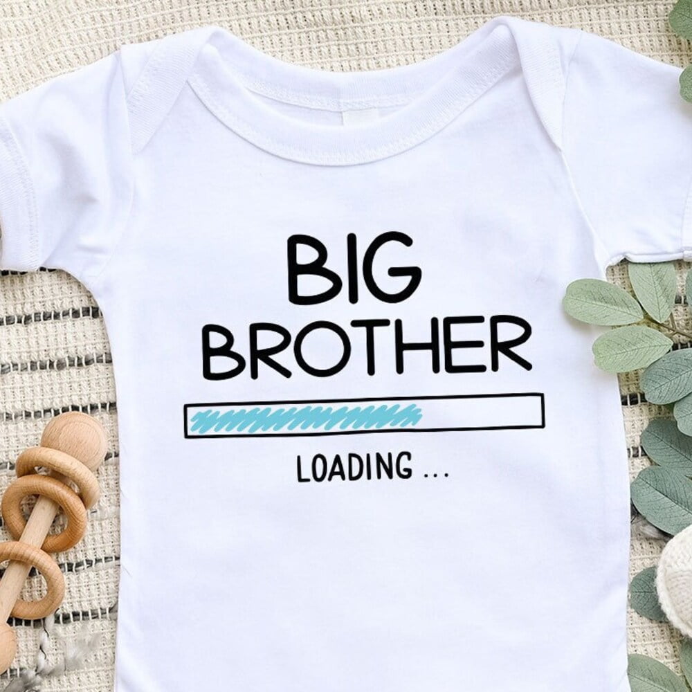 Bella Canvas with Funny Brother Shirt, Baby Annoucement, Gift For Him ...