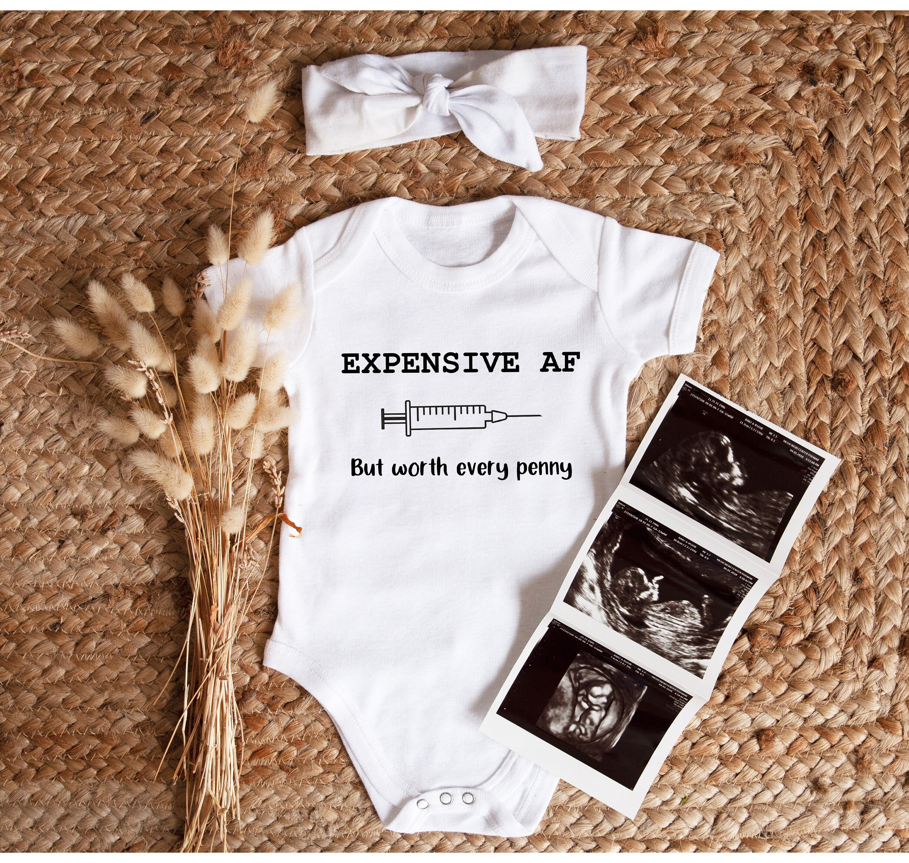 Bella Canvas with Funny, Ivf, Expensive Af But Worth Every Penny, Love ...