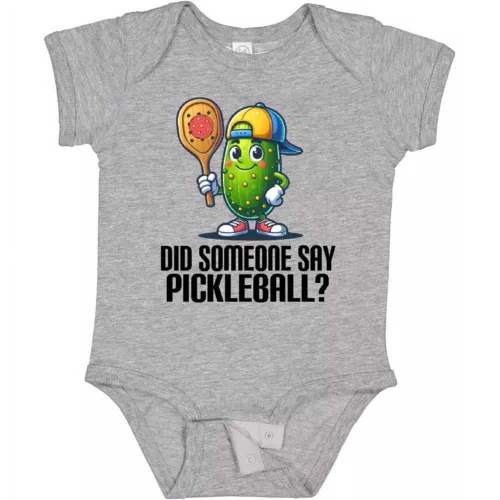 Bella Canvas Funny Pickleball Joke Baby Partner Apparel One-piece ...