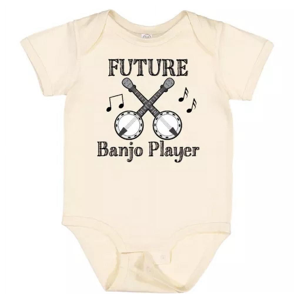 Bella Canvas Future Banjo Player Baby Bluegrass Country Childs One ...