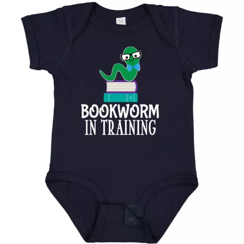 Bella Canvas Future Bookworm In Training Reading Baby Bodysuit Read ...